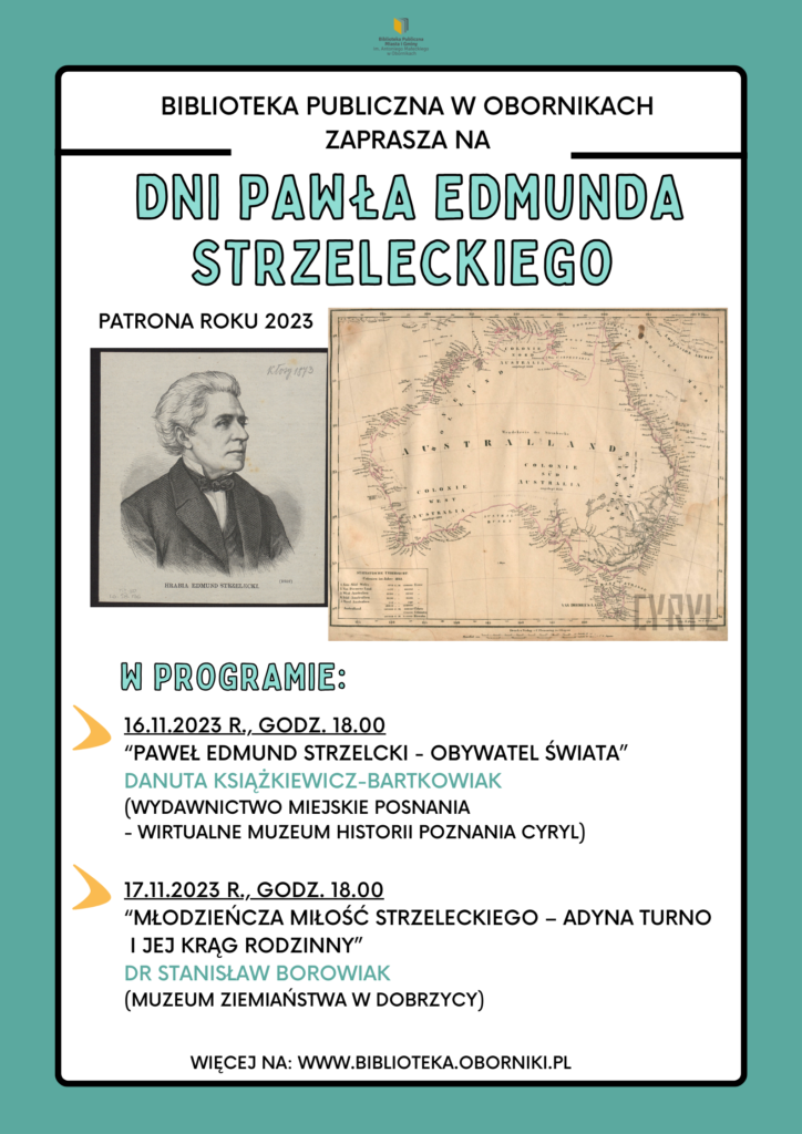 Paweł Edmund Strzelecki – Obywatel Świata - UM Oborniki