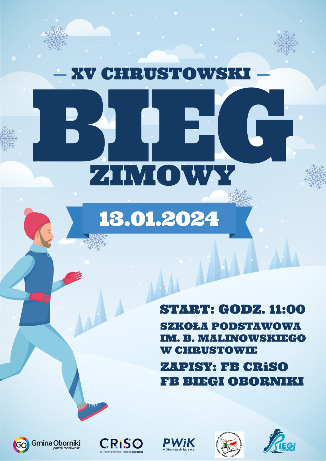 XV Chrustowski Bieg Zimowy – trwają zapisy - UM Oborniki