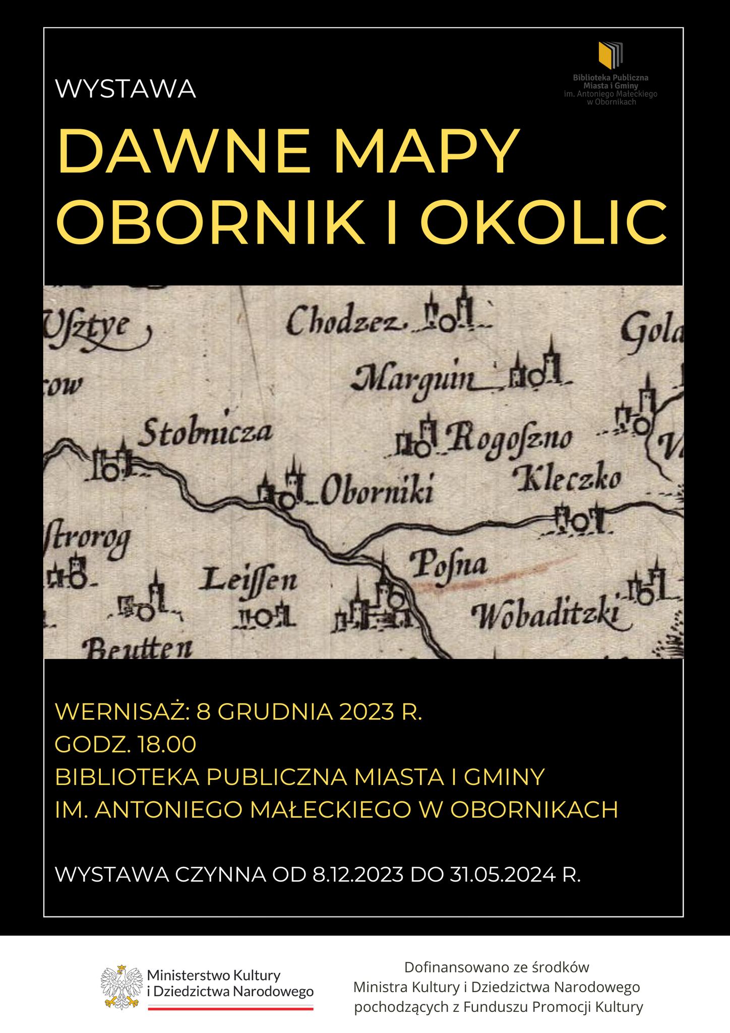 Dawne mapy Obornik i okolic - UM Oborniki