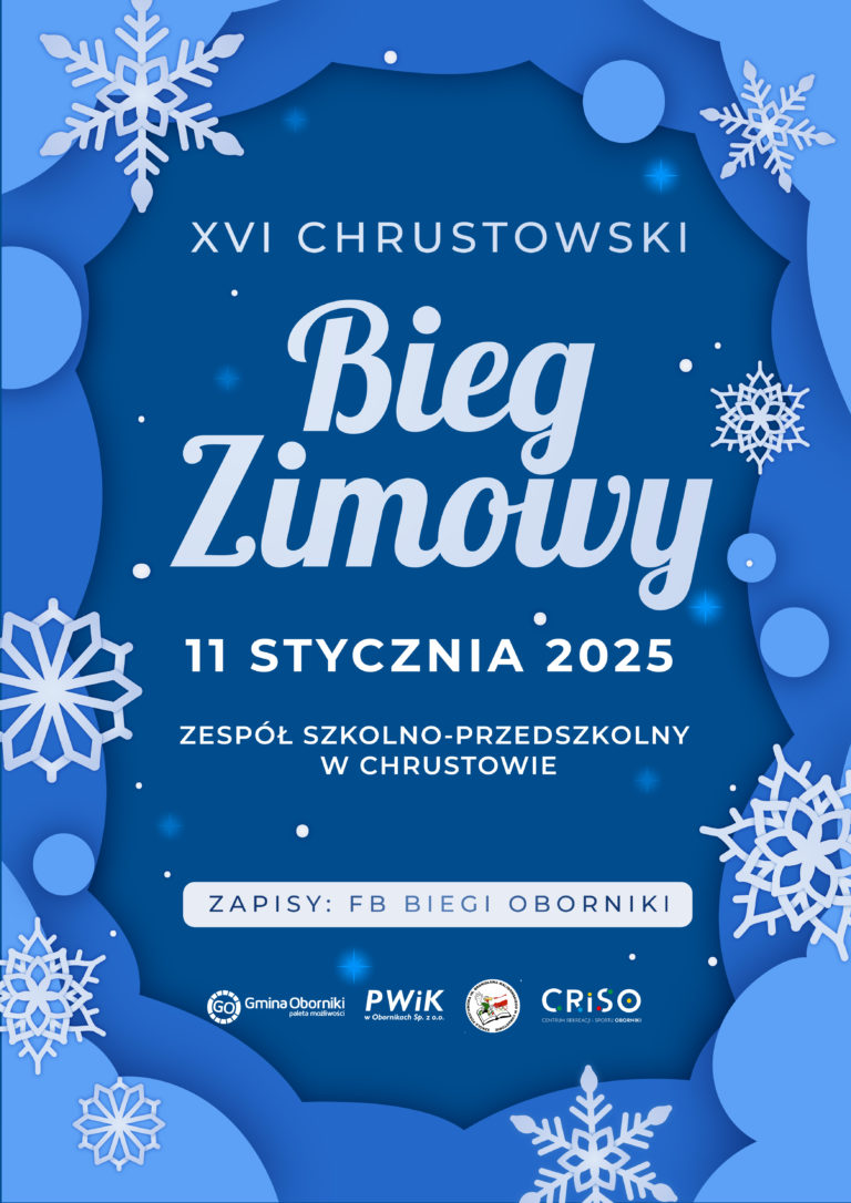 XVI Chrustowski Bieg Zimowy – trwają zapisy - UM Oborniki